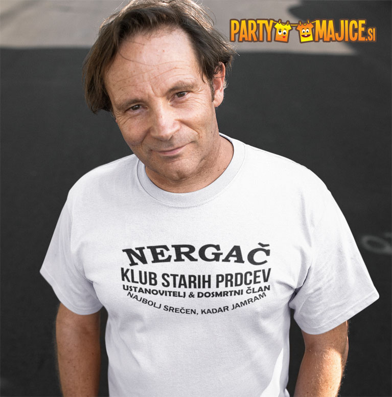 Smešna majica za rojstni dan - Klub starih prdcev - Party Majice ...